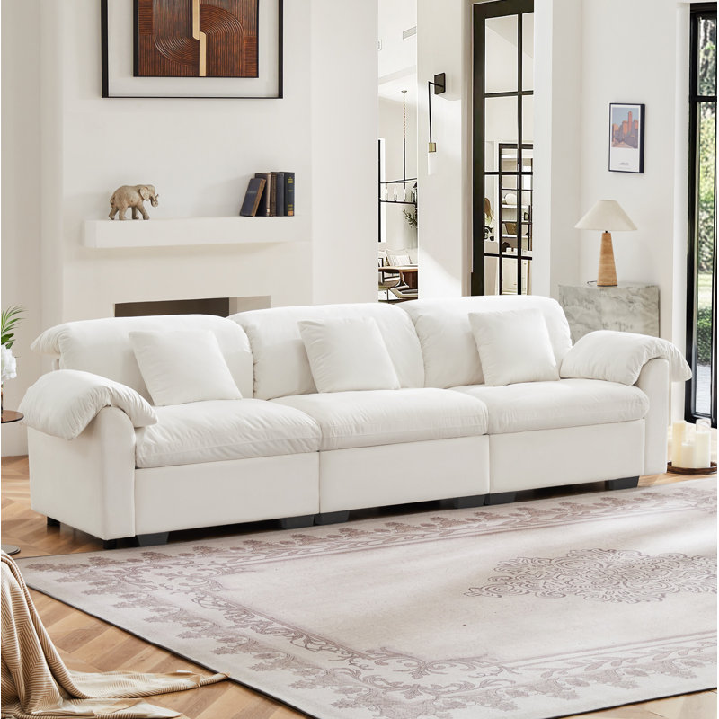 Comfortable velvet couch store